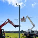 Wood and Fiberglass Utility Poles | LED Lighting Supply