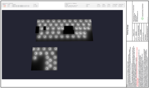 Lighting Layout for Parking Garages | Parking Garage Lighting Plans